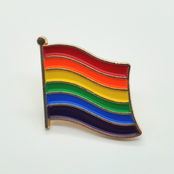 Jewelry | Lgbtq Pride Rainbow Flag Pin | Poshmark